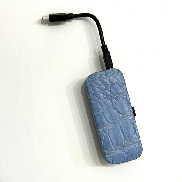 MYCHARGE MINI CHARGER IN ALLIGATOR - MADE TO ORDER – ALEXANDRA KNIGHT